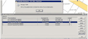 Parcel Label - moving the Parcel Label in Plan Generation | Survey ...