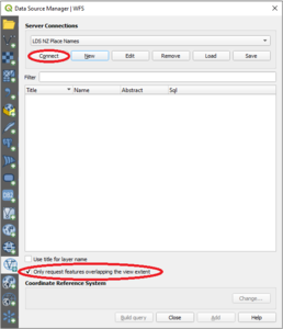 Using LDS WFS in QGIS | Data Guidance