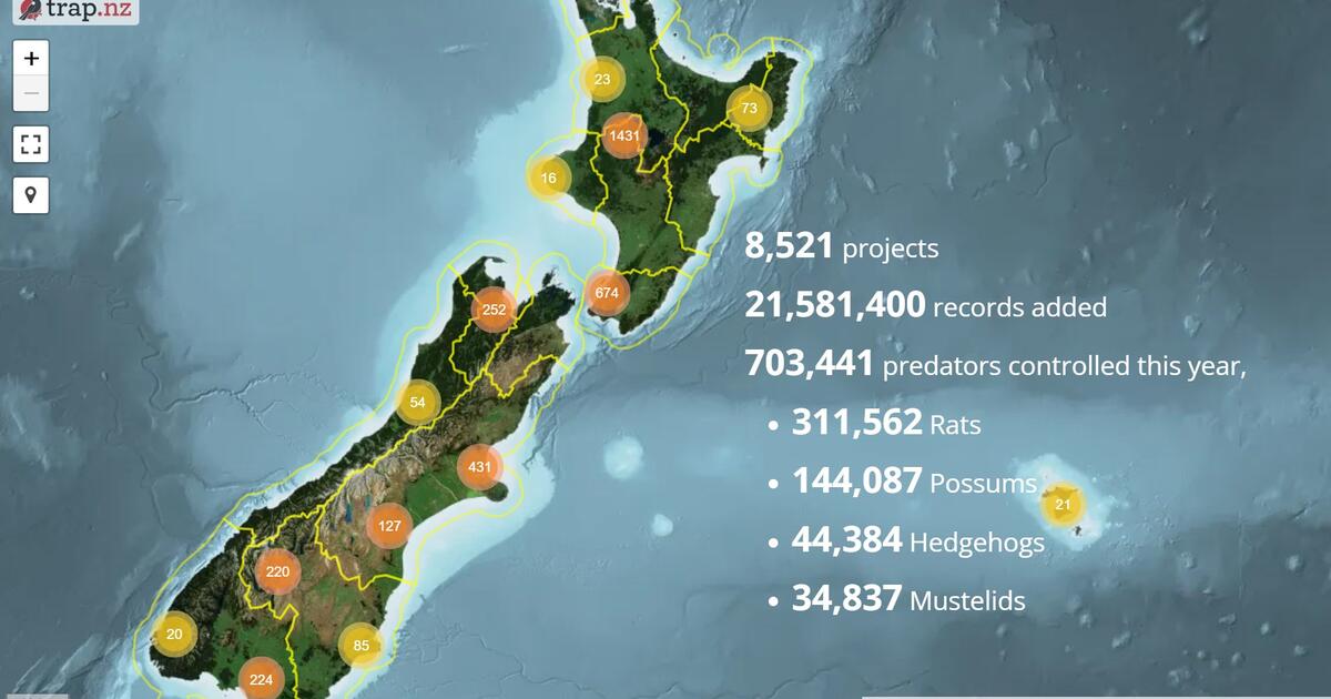 Basemaps supports thousands of pest control projects | Toitū Te Whenua - Land Information New ...